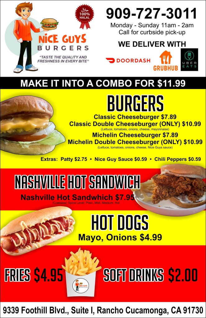 Niceguysburgers/menu – Nice guys burgers